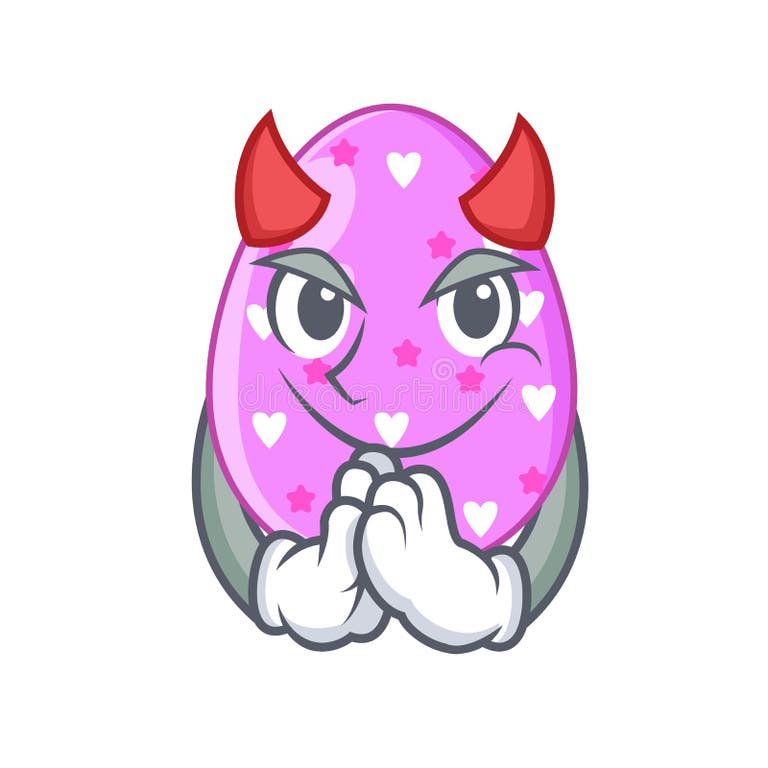 Devil Eggs Easter Holiday Character for Spectacle Stock Vector ...