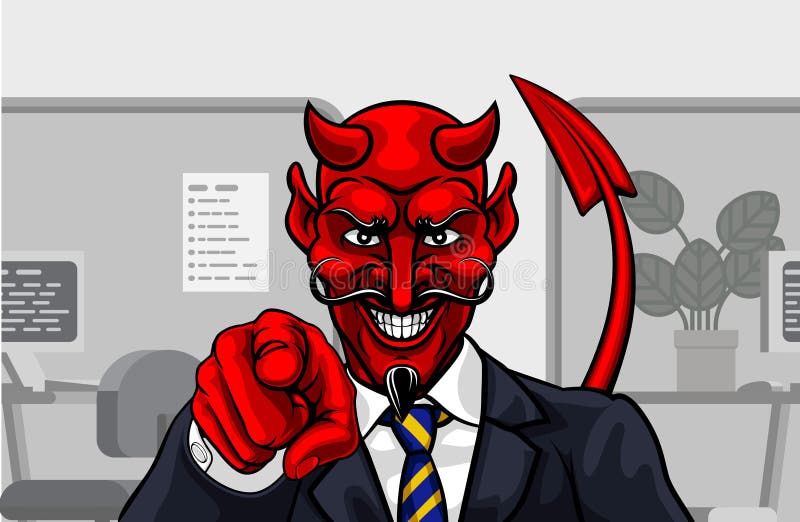 Pointing Devil Stock Illustrations – 295 Pointing Devil Stock ...