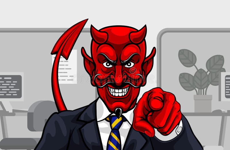 Pointing Devil Stock Illustrations – 295 Pointing Devil Stock ...