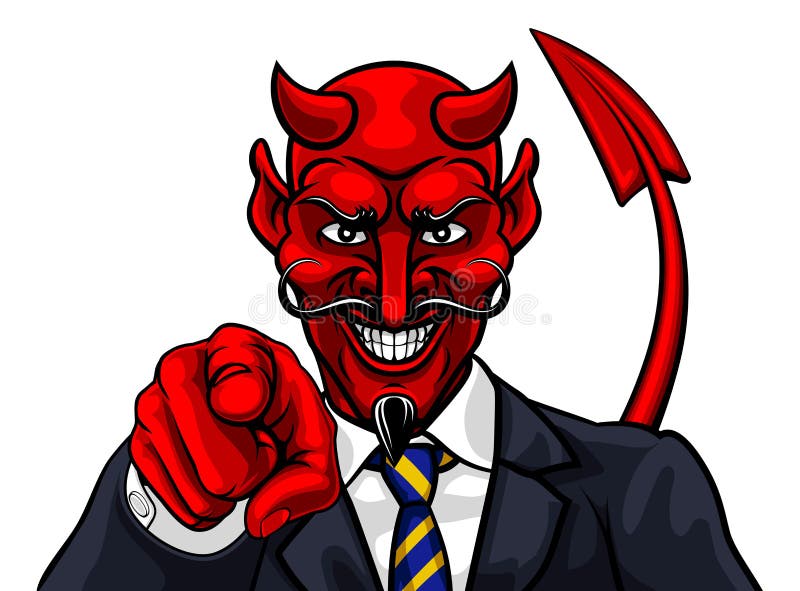 Pointing Devil Stock Illustrations – 295 Pointing Devil Stock ...