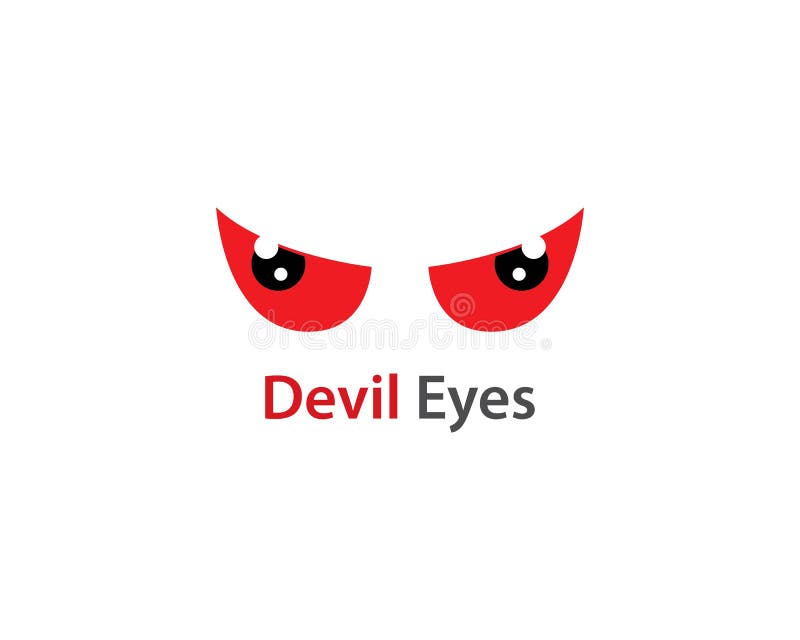 Devil Eye logo vector stock vector. Illustration of angel - 140836064