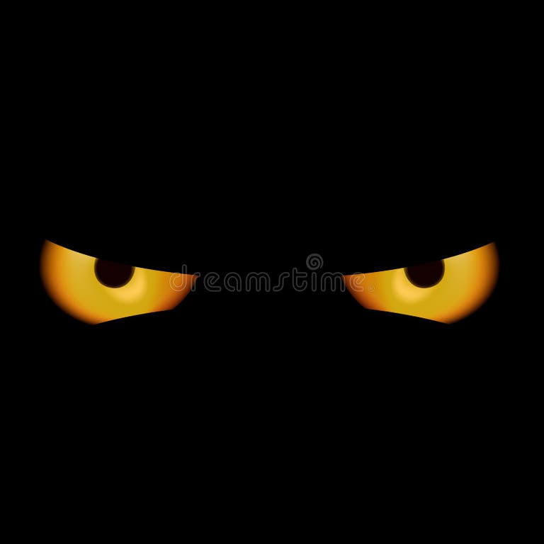 Devil Eyes Spooky Background Illustration Stock Illustrations – 1,549 ...