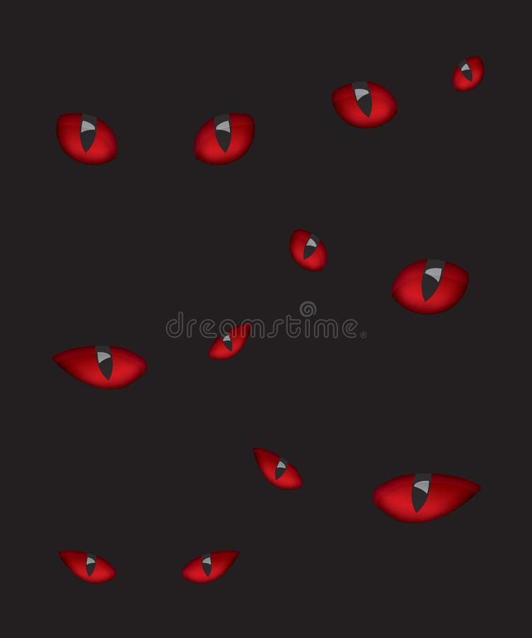Devil eyes tattoo stock vector. Illustration of black - 23050230