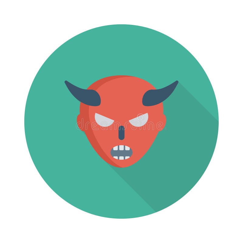 Devil stock illustration. Illustration of circle, angry - 102174135