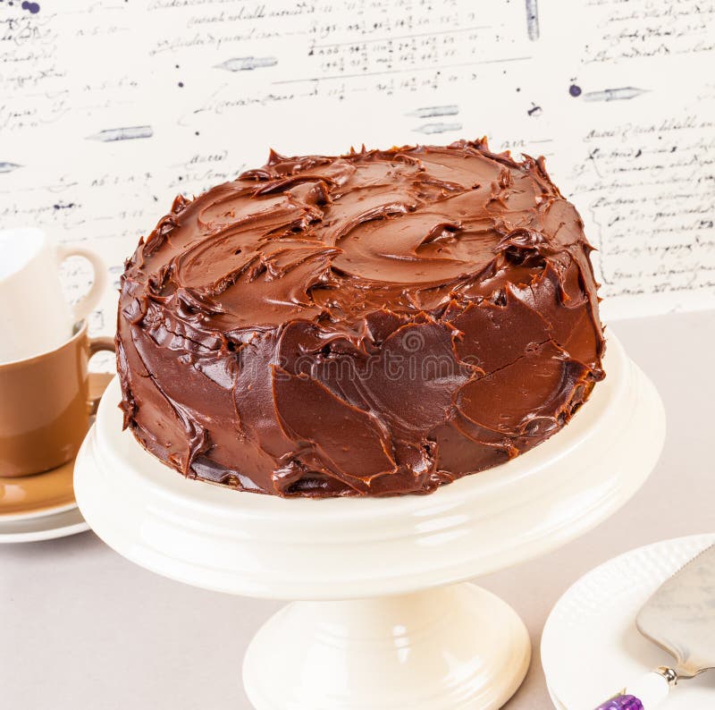 Red Devil Cake stock photo. Image of cream, pastry, sugar - 81814240