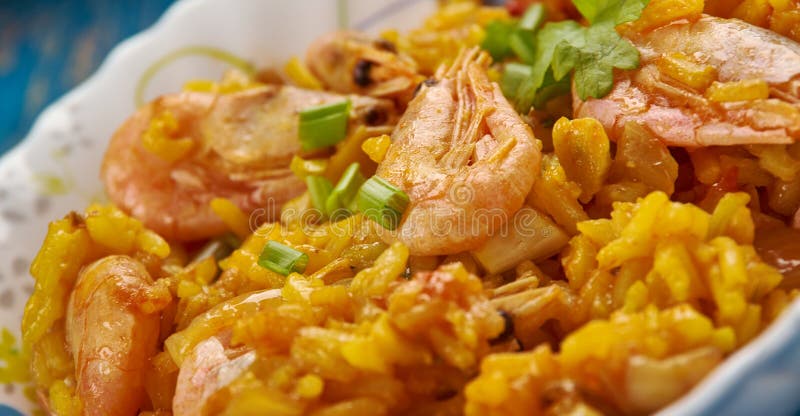 Devil Fried Rice stock photo. Image of fried, fish, sauce - 109257826