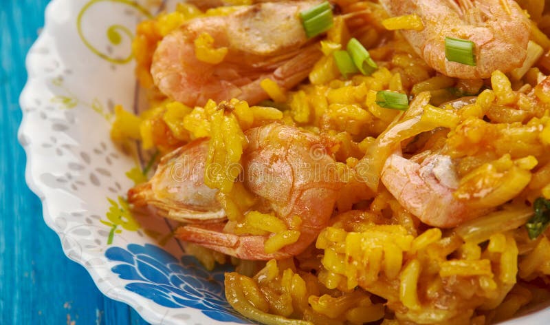 Devil Fried Rice stock photo. Image of plate, main, rice - 109356592