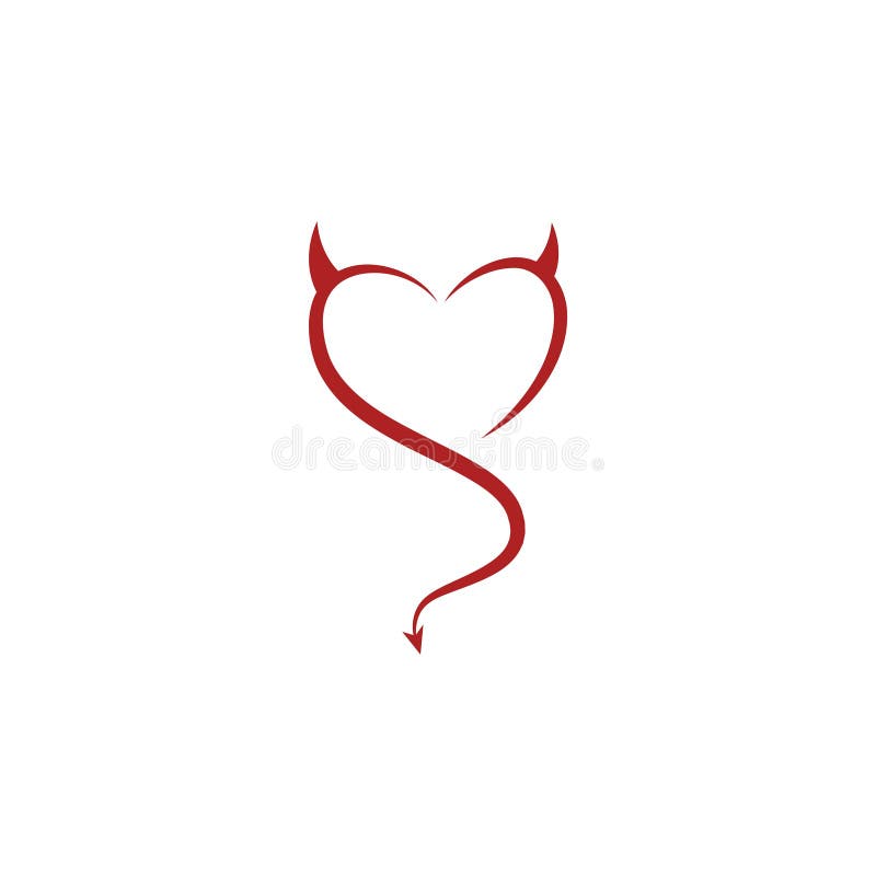 Devil Heart Logo Stock Illustrations – 783 Devil Heart Logo Stock ...