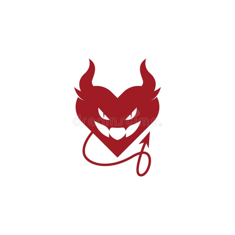 Devil Heart Logo Stock Illustrations – 921 Devil Heart Logo Stock ...