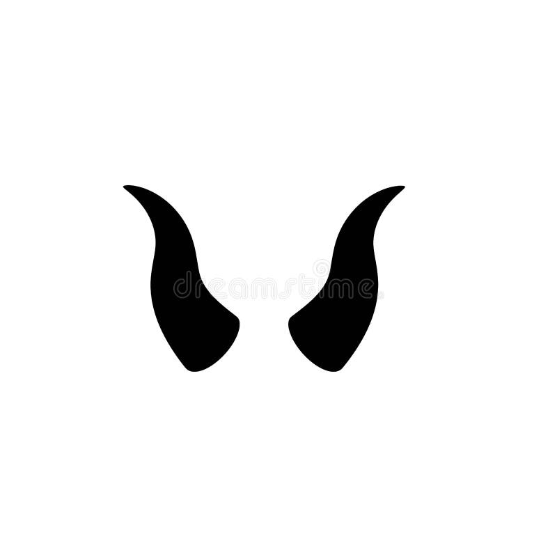 Simple Devils Horns Stock Illustrations – 1,187 Simple Devils Horns ...