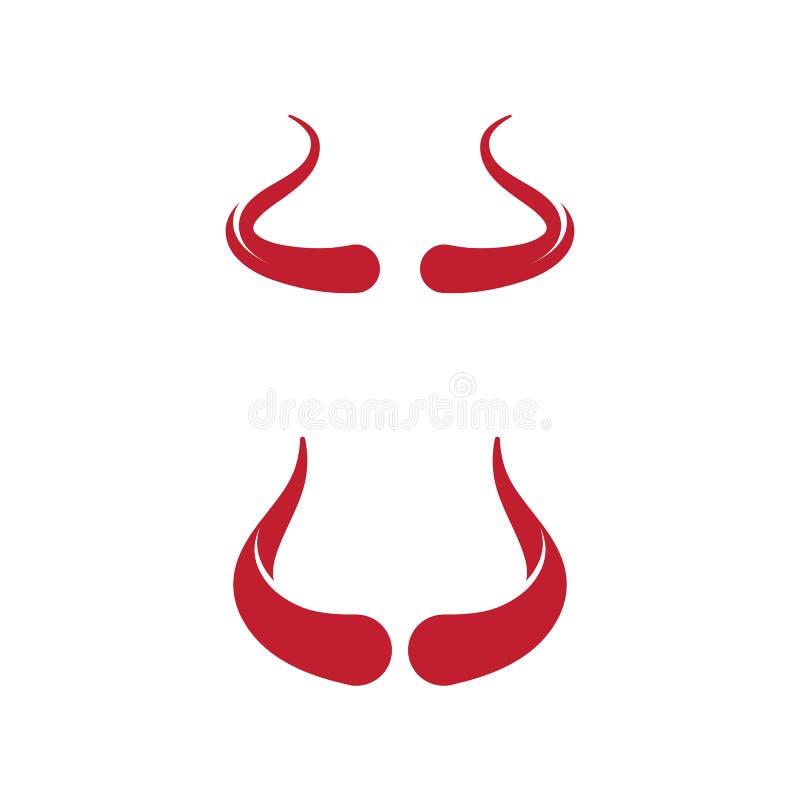 Simple Devils Horns Stock Illustrations – 811 Simple Devils Horns Stock ...