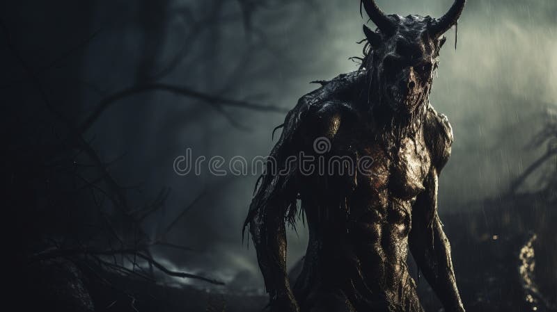 Eerie Diabolical Centaur: a Darkly Romantic Demon in Cryengine Style ...