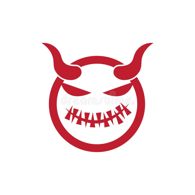 Devil icon illustration stock vector. Illustration of scary - 321605732