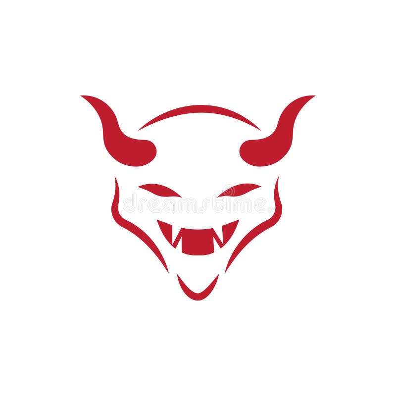 Devil icon illustration stock vector. Illustration of horn - 321605751