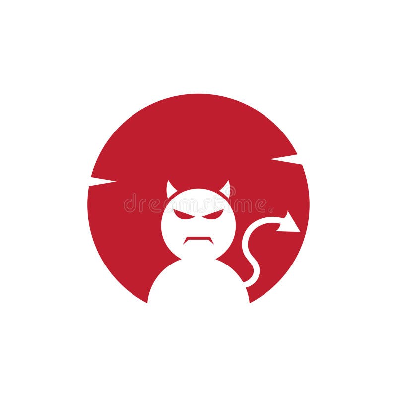 Devil icon illustration stock vector. Illustration of monster - 321605753