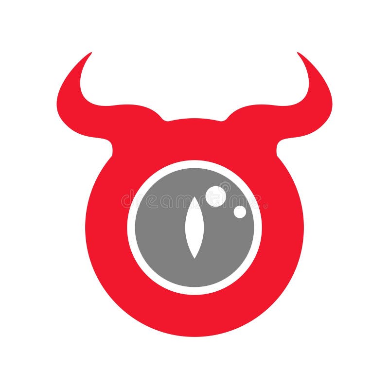 Devil icon logo design stock vector. Illustration of eyes - 319921905