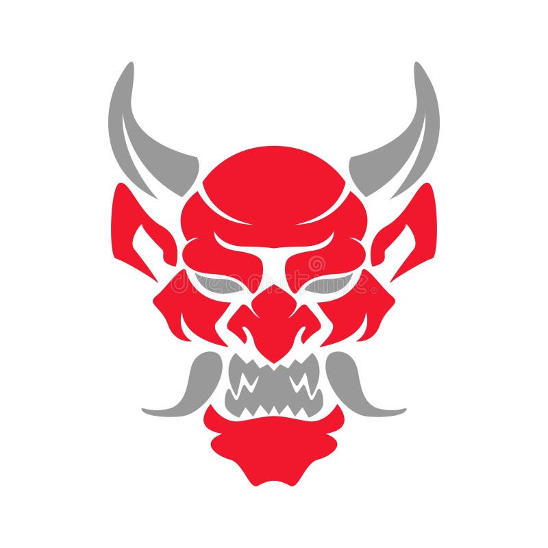 Devil icon logo design stock vector. Illustration of face - 319921958