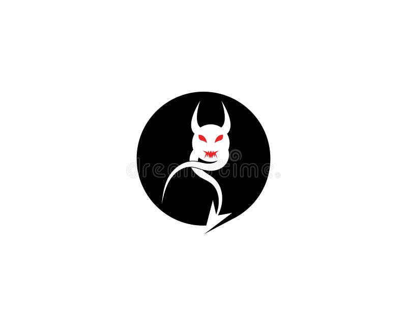 Devil Icon and Symbol Vector Template Illustration Stock Vector ...