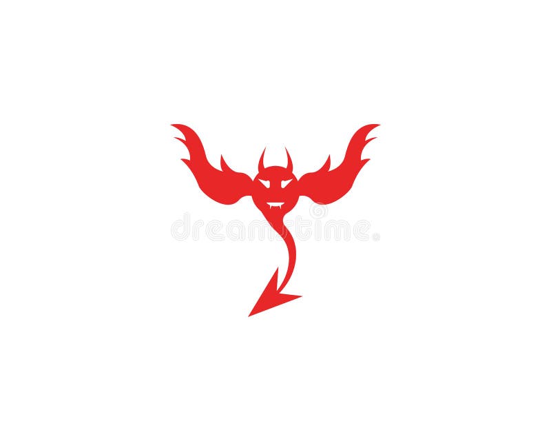 Devil Icon and Symbol Vector Template Illustration Stock Vector ...