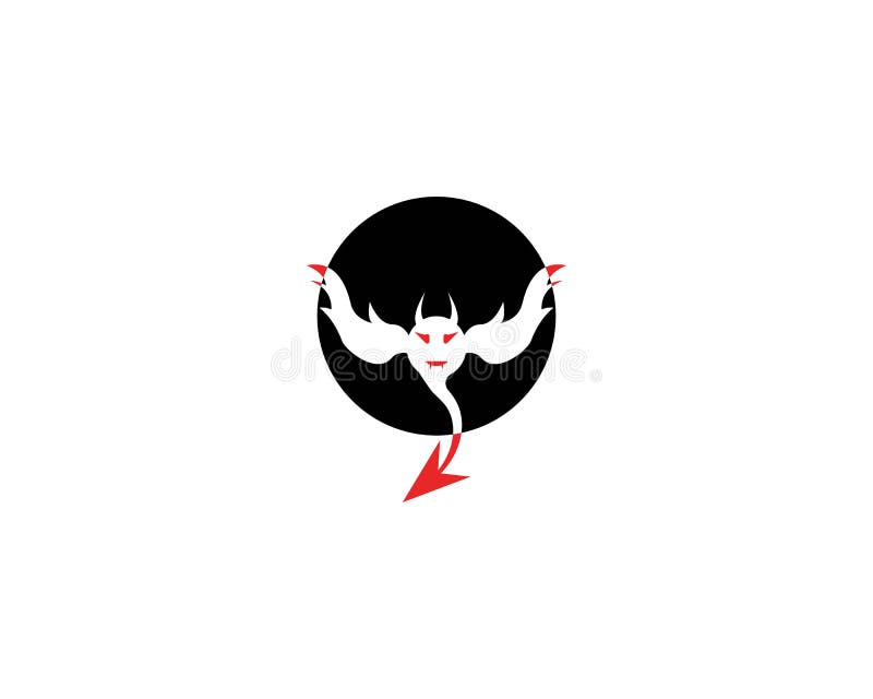 Devil Icon and Symbol Vector Template Illustration Stock Vector ...