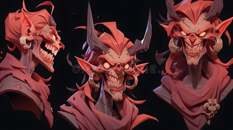 Devil King stock illustration. Illustration of fiction - 300013001