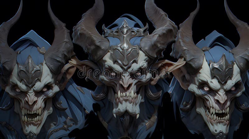 Devil King stock illustration. Illustration of demon - 300021084