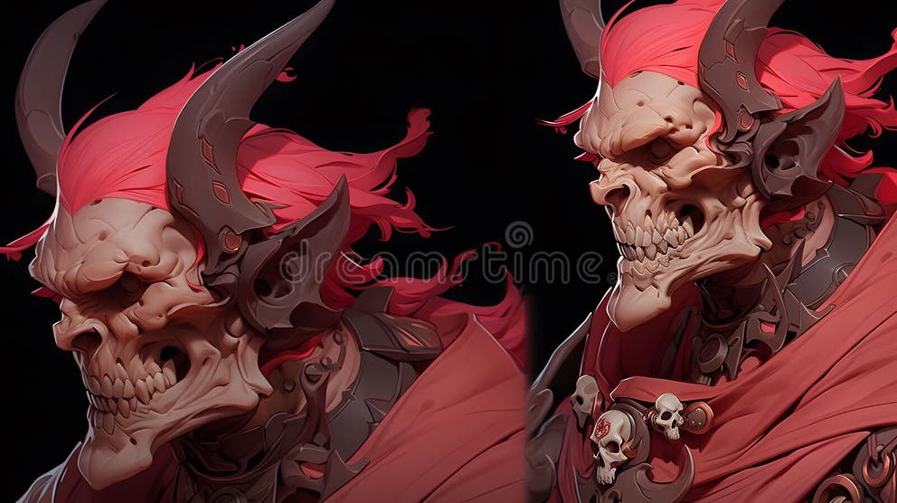 Devil King stock illustration. Illustration of grim - 300021116