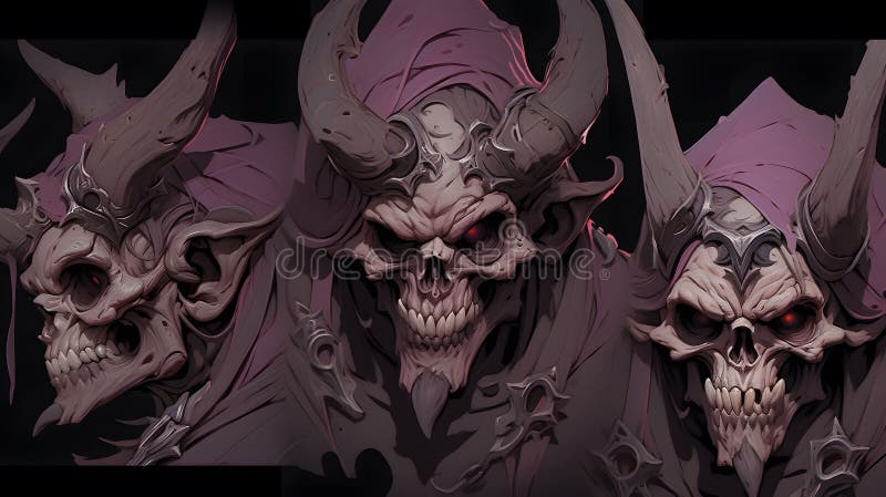 Devil King stock illustration. Illustration of reaper - 300021144