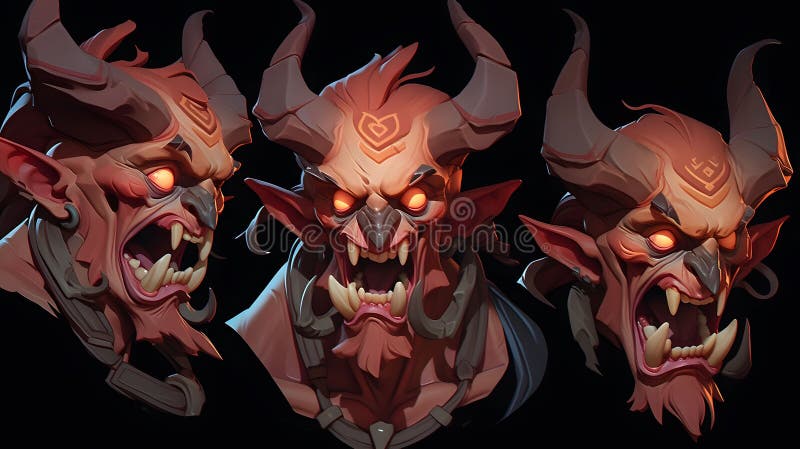 Devil King stock illustration. Illustration of king - 300021740