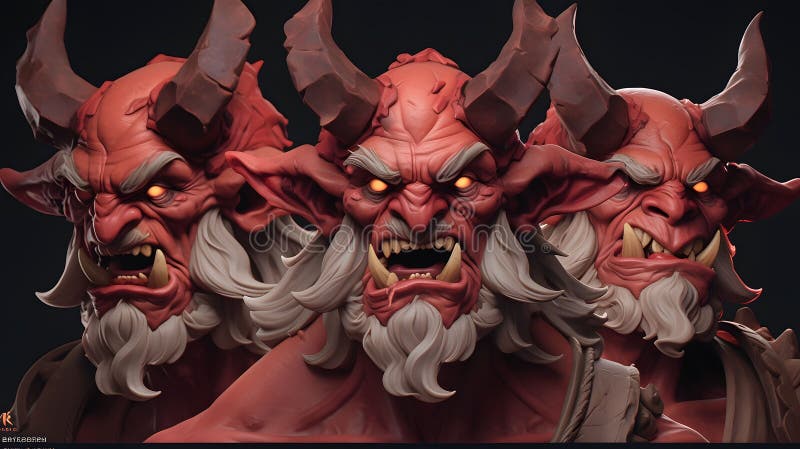 Devil King stock illustration. Illustration of king - 300021744