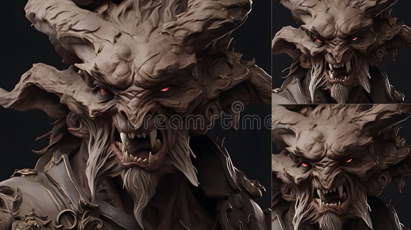 Devil King stock illustration. Illustration of comics - 300022137