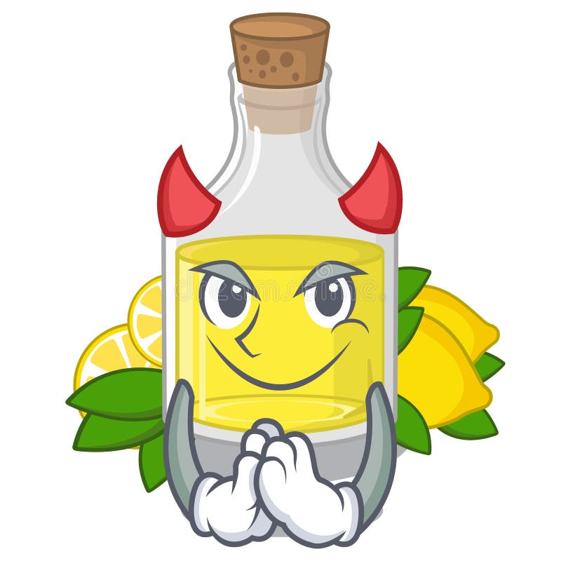 Devil Perfume Bottle on the Character Table Stock Vector - Illustration ...