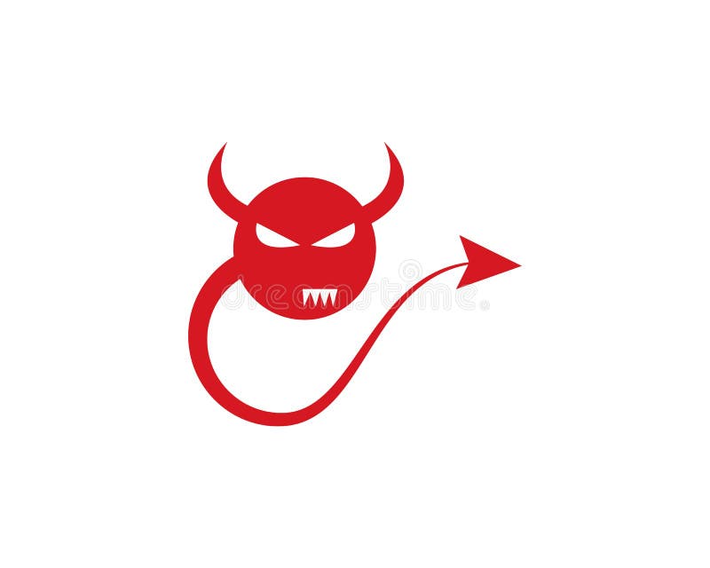 Devil logo vector stock vector. Illustration of cartoon - 120823259