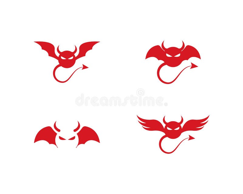 Devil logo vector stock vector. Illustration of devils - 140836048