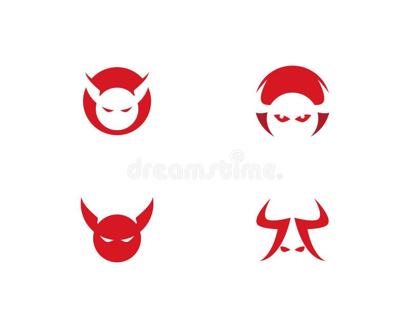 Devil logo vector stock vector. Illustration of design - 133199061