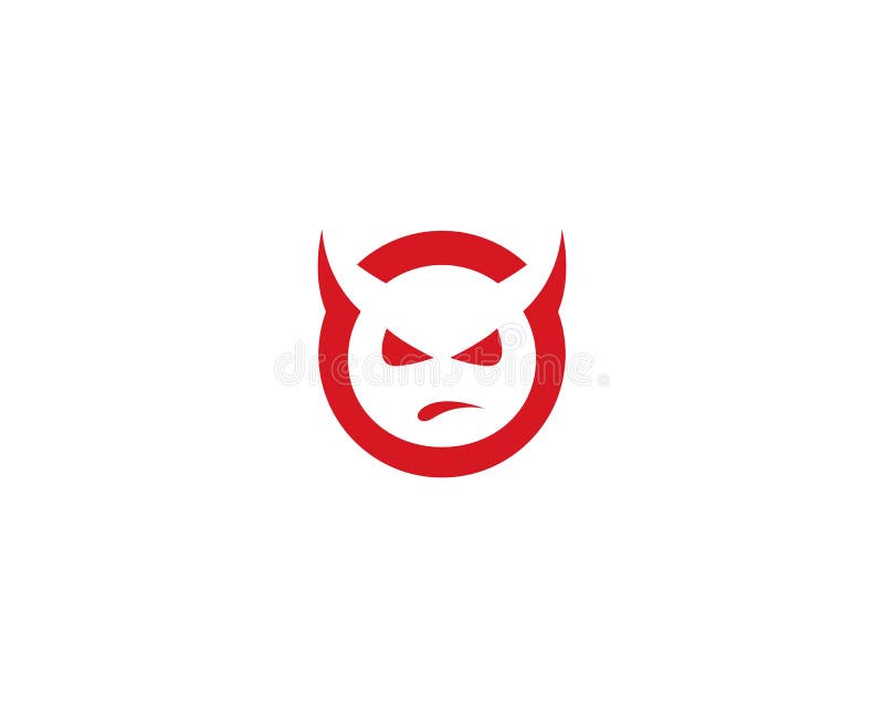 Devil logo vector stock vector. Illustration of devil - 140836046
