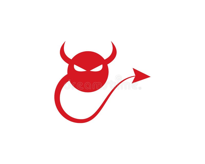 Devil logo vector stock vector. Illustration of mascot - 120823256