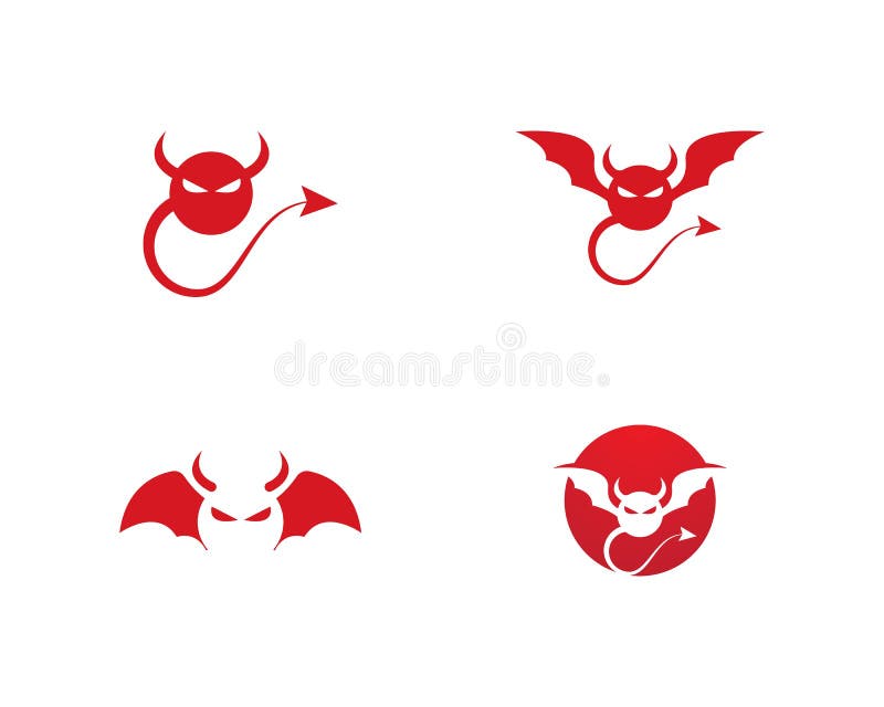Devil logo vector stock vector. Illustration of icon - 120823309