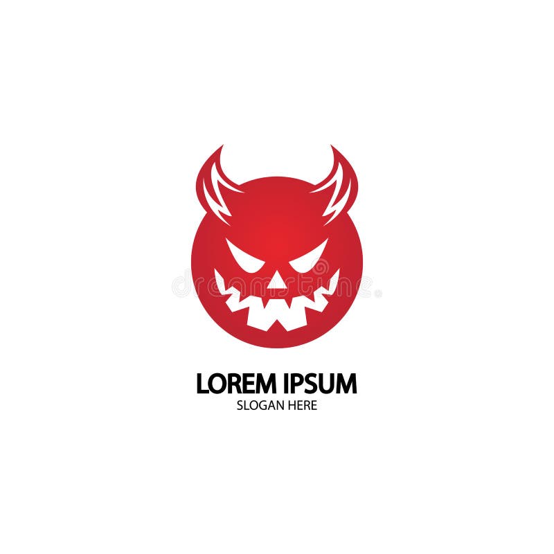 Devil Logo Vector Icon Template Stock Vector - Illustration of element ...