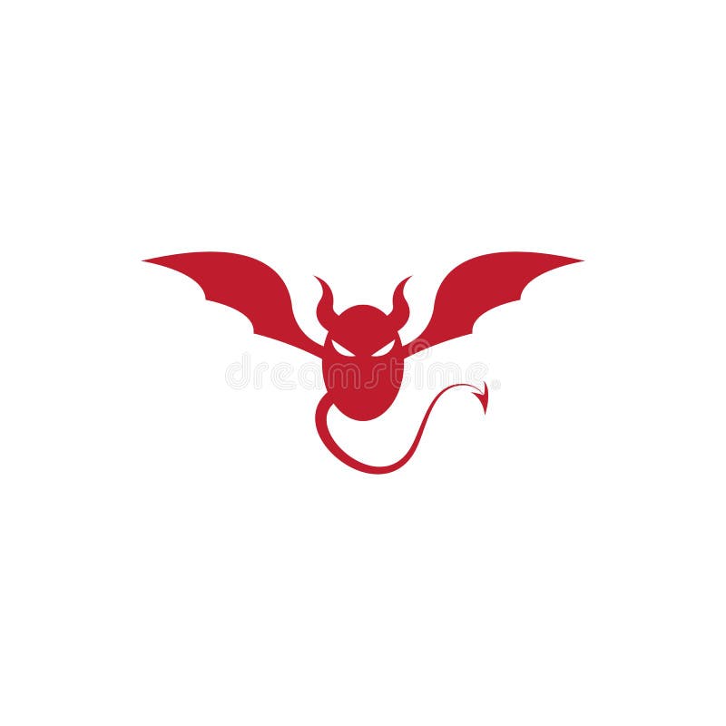 Devil Logo Vector Template Design Stock Vector - Illustration of satan ...