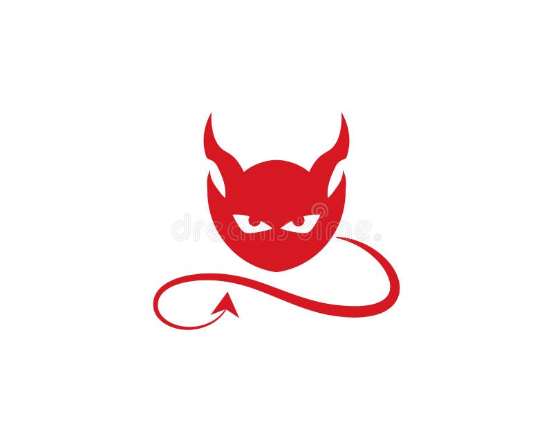 Devil logo vector stock vector. Illustration of scary - 125291373