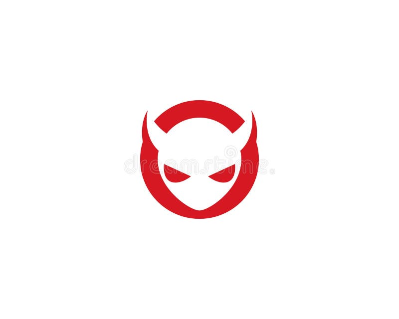 Devil logo vector stock vector. Illustration of monster - 141040857