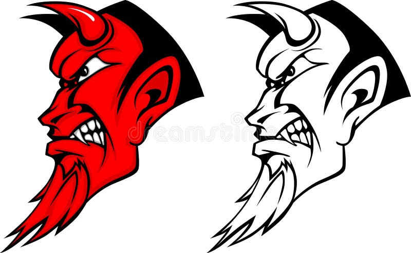 Devil Mascot Logo stock vector. Illustration of mascot - 11519272