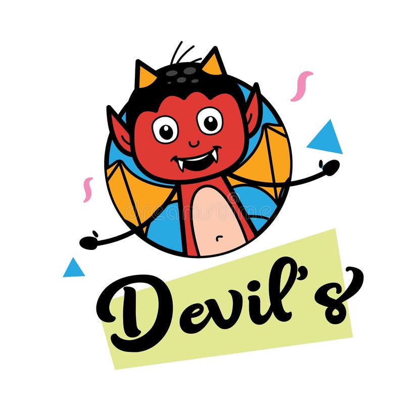 Devil Mascot Logo Design with Modern Illustration Concept Style for ...
