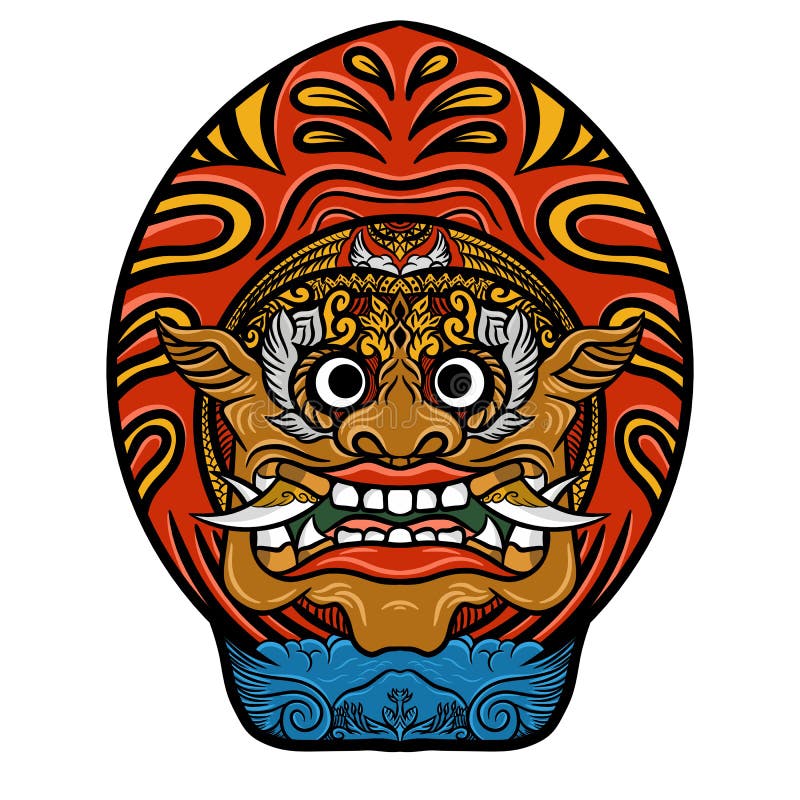 Devil Monster Illustration Symbol for Poster or Design T-shirts Stock ...