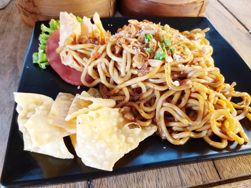 The Devil Noodles stock photo. Image of food, plating - 221576982