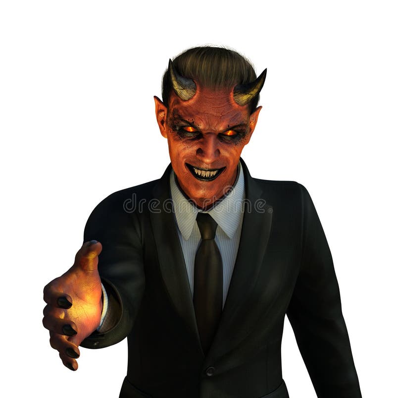 Handshake Devil Stock Illustrations – 126 Handshake Devil Stock ...