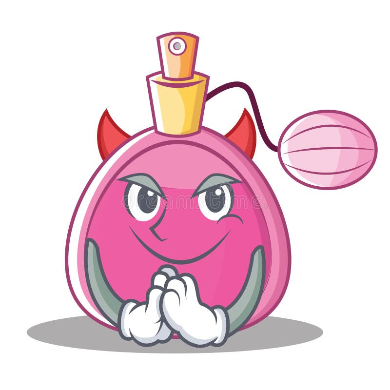 Devil Perfume Bottle on the Character Table Stock Vector - Illustration ...