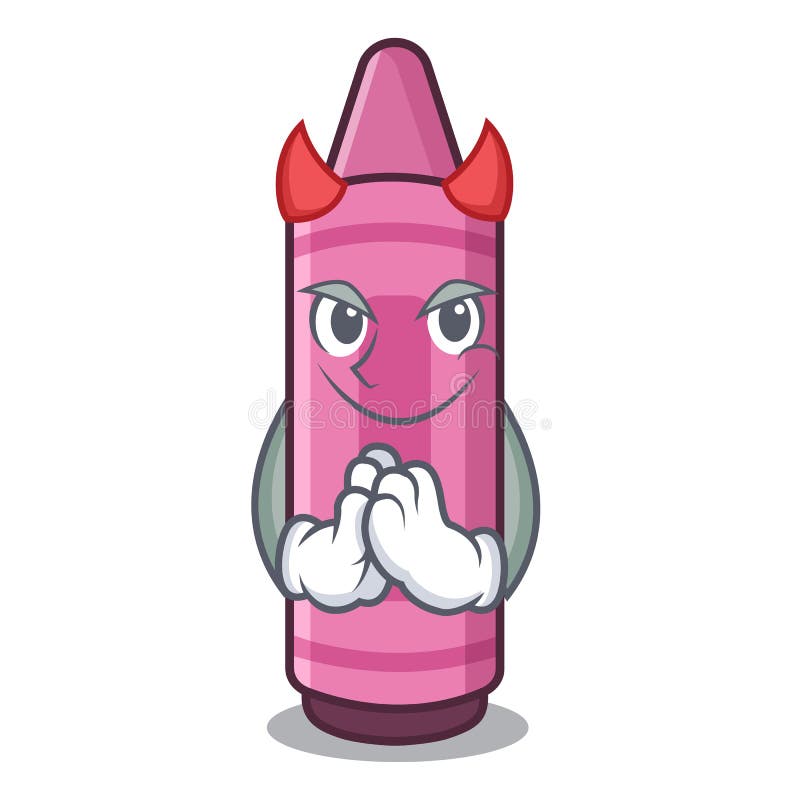 Devil Pink Potion Cartoon Character Design Style Stock Vector ...