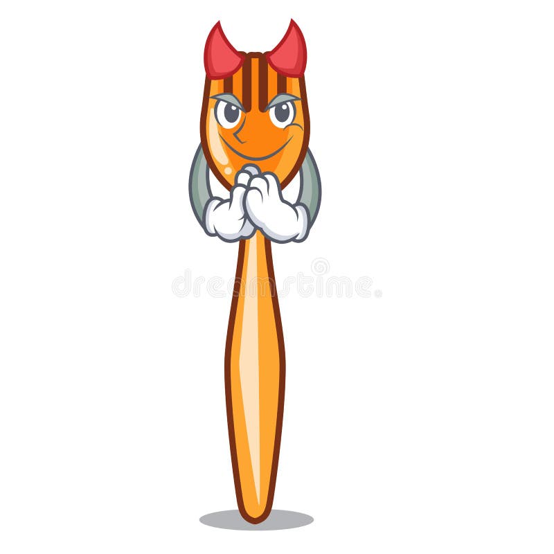 Angry Fork Character Cartoon Style Stock Vector - Illustration of chef ...